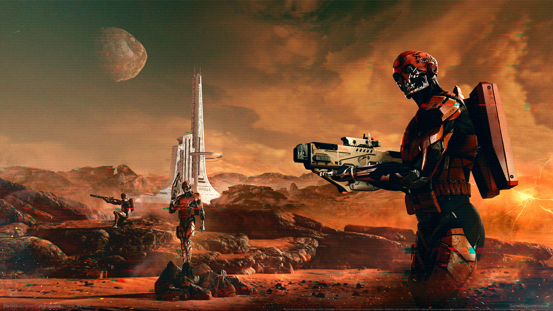 Wallpaper Crytek Warface Fire